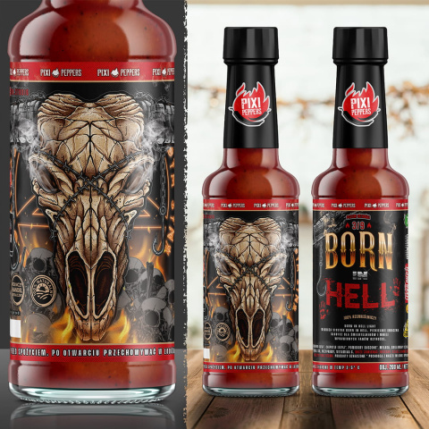 Będzie Piekło - ostre sosy, papryki, kapsaicyna, Naga Jolokia, Carolina Reaper > Ostry sos Pixi ...